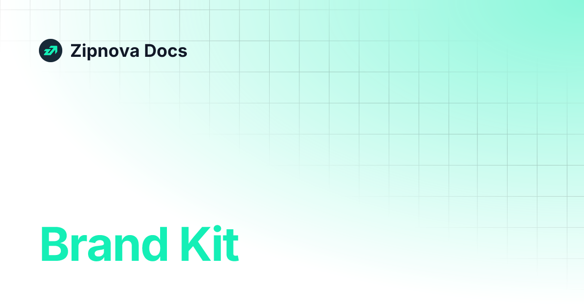 Brand Kit | Zipnova Docs